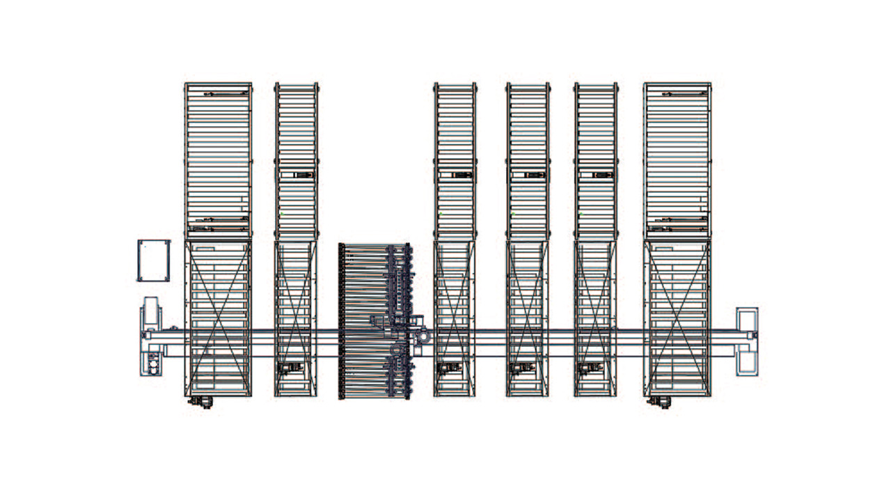 Gantry Un-Stacking System